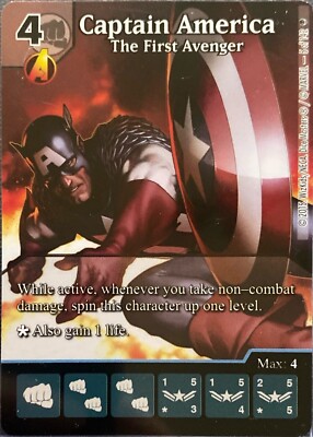 Wizkids Marvel Dice Masters Captain America The First Avenger Extended ...
