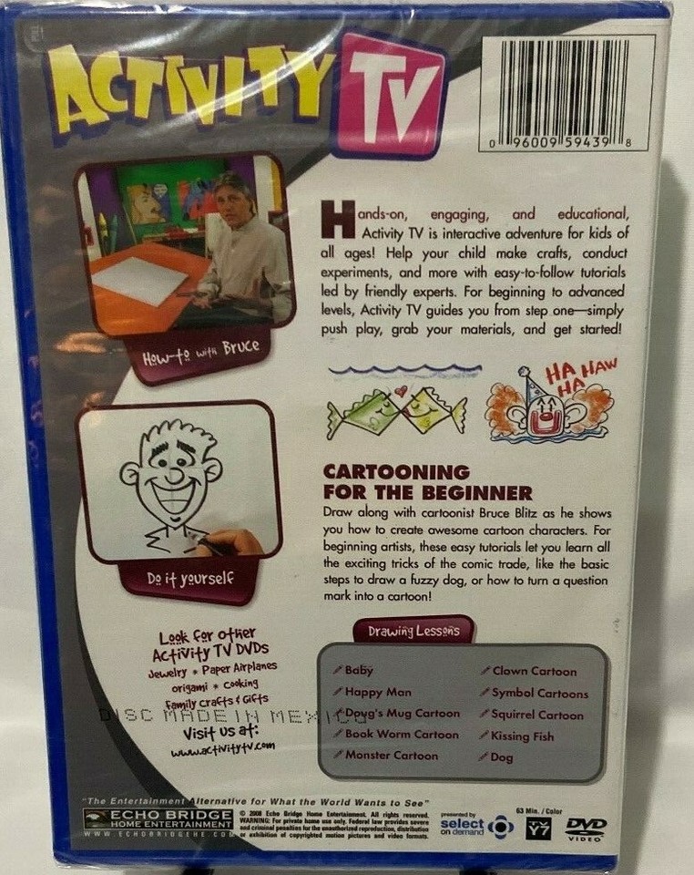 Activity TV: Hands-On, Engaging, and Educational! Cartooning Beginners ...