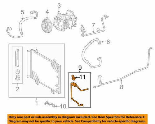 88706-53140 Toyota Tube sub-assy, liquid, a 8870653140, New Genuine OEM ...