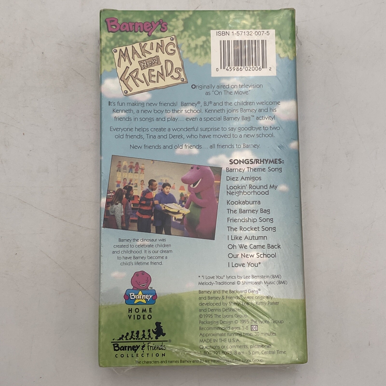 Barney - Barneys Making New Friends (VHS, 1995) for sale online | eBay
