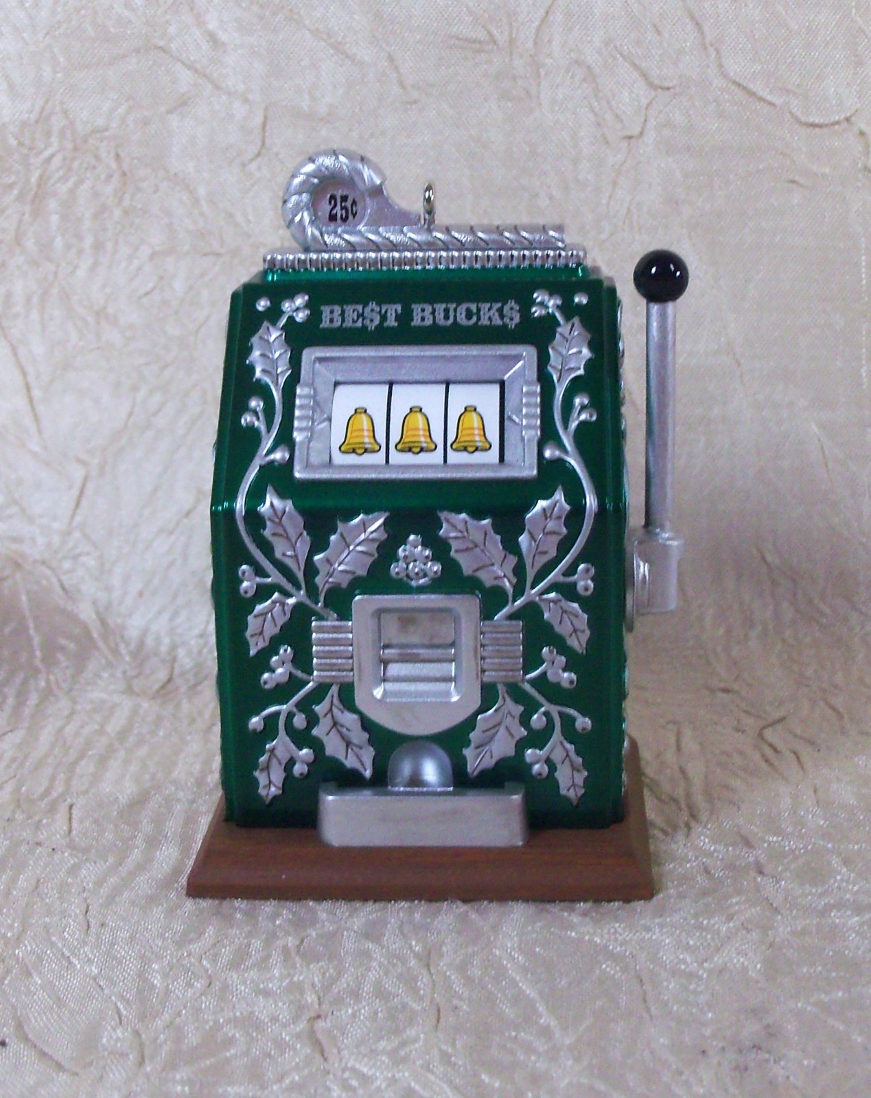 Hallmark Keepsake Best Bucks Slot Machine 2008 Christmas Ornament SEE ...