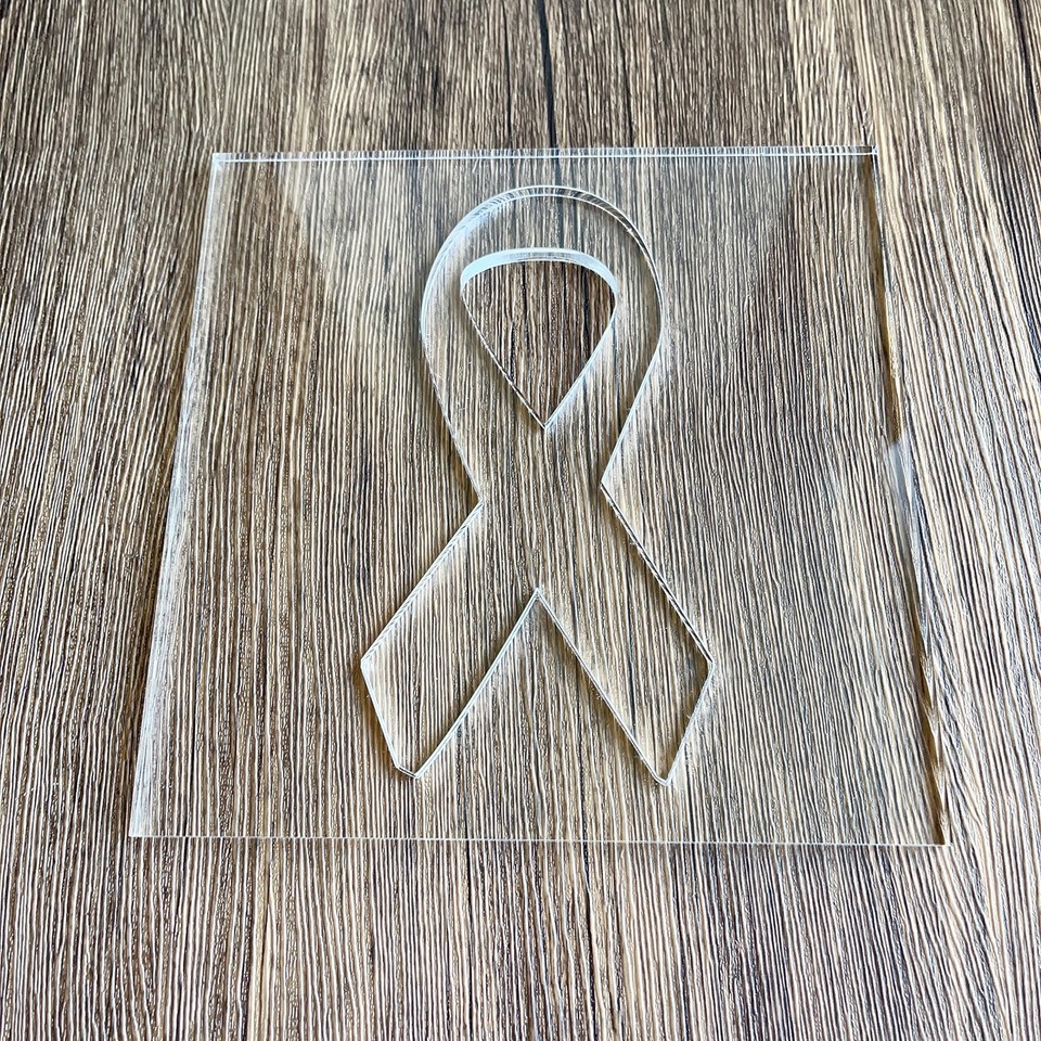 Ribbon Router Template Clear Acrylic Template Router Inlay Template ...