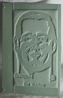 Vintage Carl McAdams Newspaper Flong Mat Mold | eBay