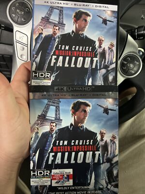 Mission Impossible: Fallout (4K UHD, Blu-ray, 2018, 3 Disc) With ...