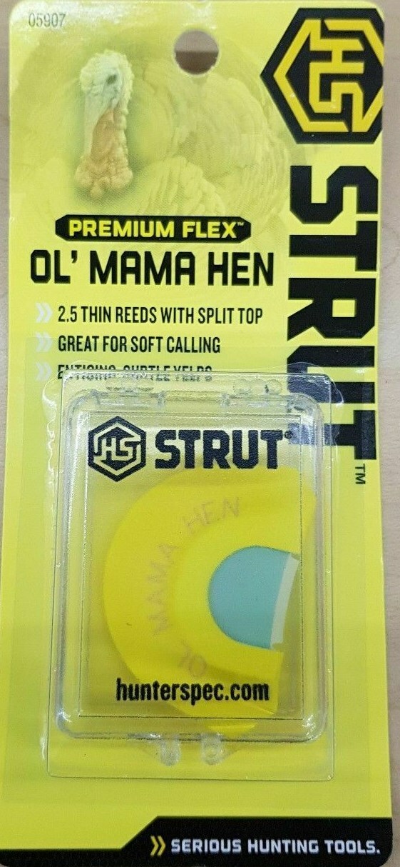 4pk Hunters Specialties Strut Premium Flex OL Mama Hen Turkey Call ...