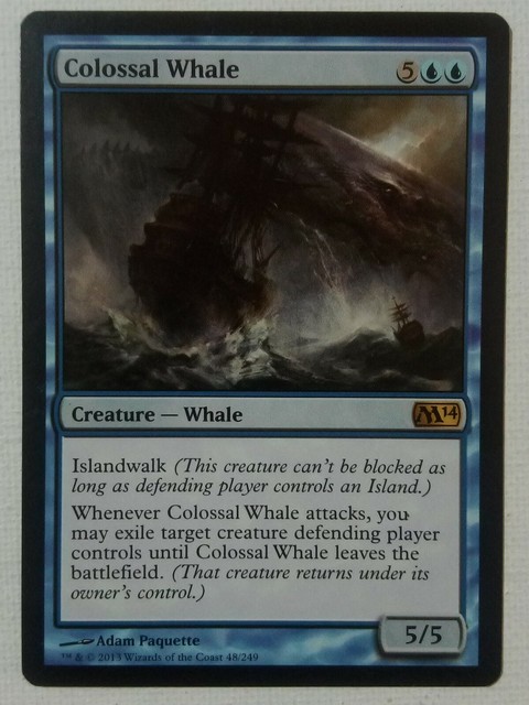 MTG Colossal Whale Magic 2014 48/249 Regular Rare for sale online | eBay