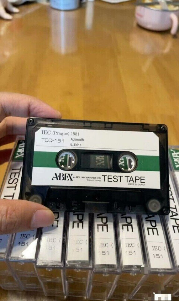 1PC NEW For ABEX Azimuth Test Tape TCC-151 6.3kHz | eBay