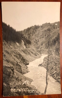 Byers Canyon near Sulphur Springs Colorado RPPC DEFENDER Walker Photo ...