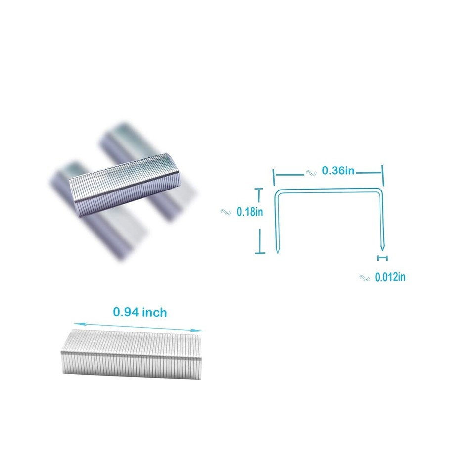 3000pcs No.10 Staples, for Max HD-10D,Swingline Tot Mini Stapler, and ...