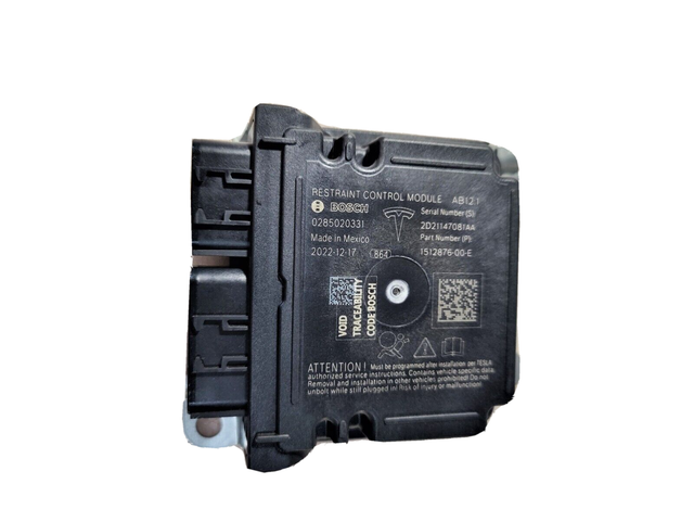 TESLA MODEL 3/Y/S/X RESTRAINT DIAGNOSTIC COMPUTER MODULE SRS CONTROL ...