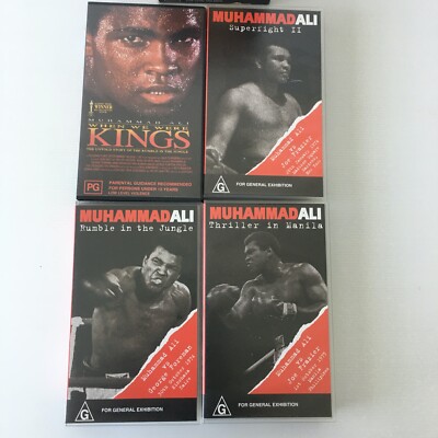 Muhammad Ali 1998 Tribute Tour VHS Boxed Set Rare Collectable | eBay ...