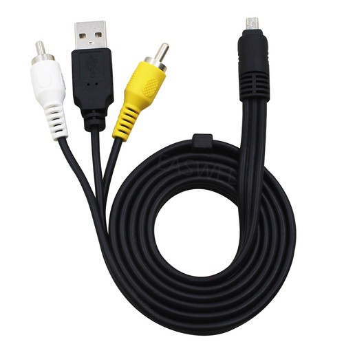 AV Audio VIDEO TV Cable USB Charger Cord For Nikon CoolPix P100 P300 ...