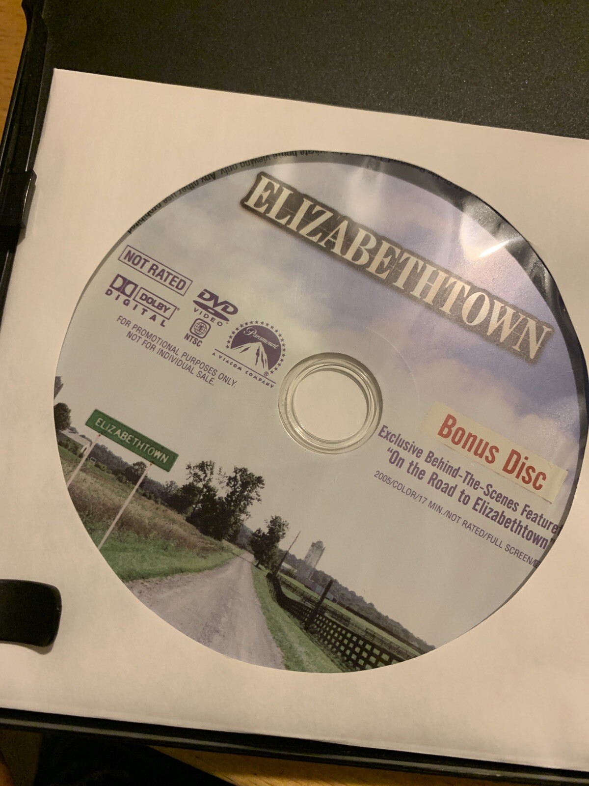 Elizabethtown (DVD, 2005, Widescreen) Bonus Disc Behind The Scenes ...