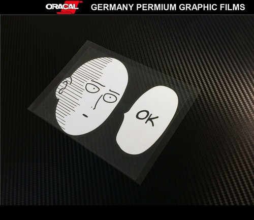 One Punch Man Anime Saitama OK JDM Car Decal vinyl Sticker #O07 | eBay ...