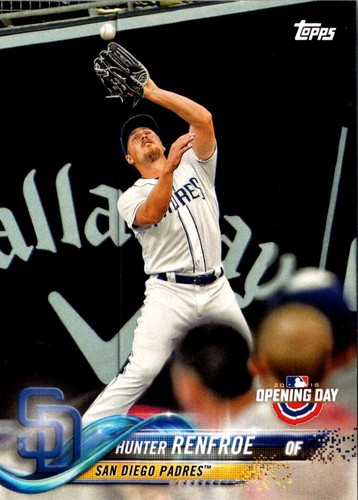 2018 Topps Opening Day Hunter Renfroe #29 San Diego Padres Baseball ...