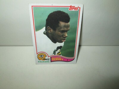 MAURICE HARVEY 1982 CARD Topps #360 Rookie Rc GREEN BAY PACKERS Ball ...