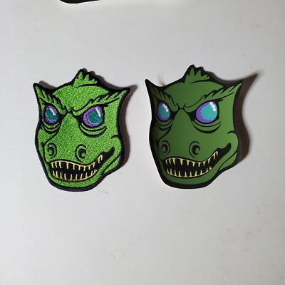 Gorn Creature Head Star Trek Alien 3.75" Patch & FREE Sticker- USA ...