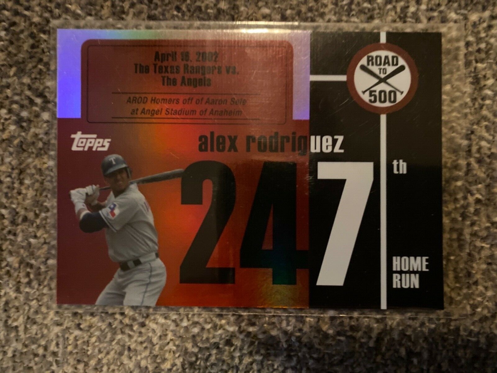 2007 Topps Alex Rodriguez Road To 500 #ARHR247 Baseball Card | eBay