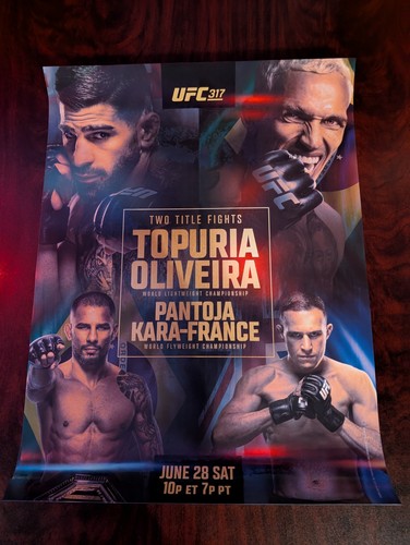 UFC 317 18x24 Promotional Poster | eBay