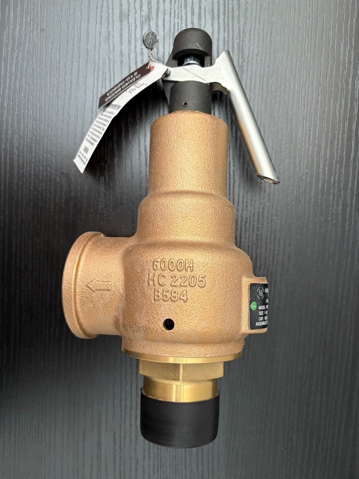 Kunkle Safety Valve 1-1/2" x 2" 150 PSIG 6,603 LB/HR 6021HGT01AAM | eBay
