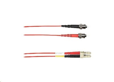 Open Box Black Box ST Multi-Mode To LC Multi-Mode Patch Cable 15M Red ...