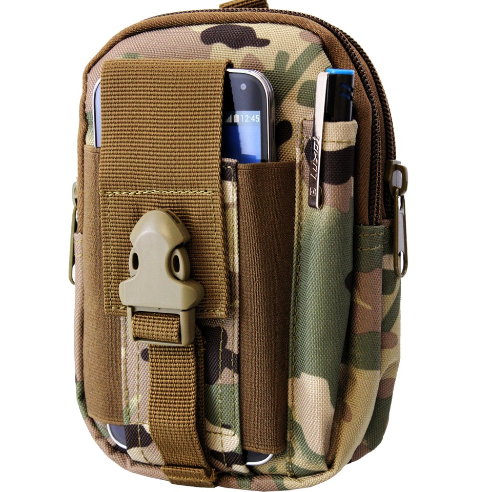 Mobile Phone Waist Belt Bum Bag Sport Running Molle Pack Case Cover ...