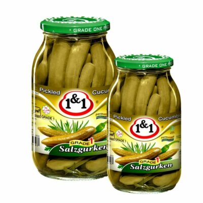 Pickled Cucumber Pickled Gherkin 1&1 Khiar Shoor Best Grade 1 Large Jar ...