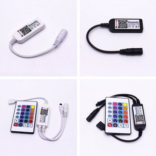 Mini Bluetooth LED RGB Controller iOS Android APP 24Key IR for led ...
