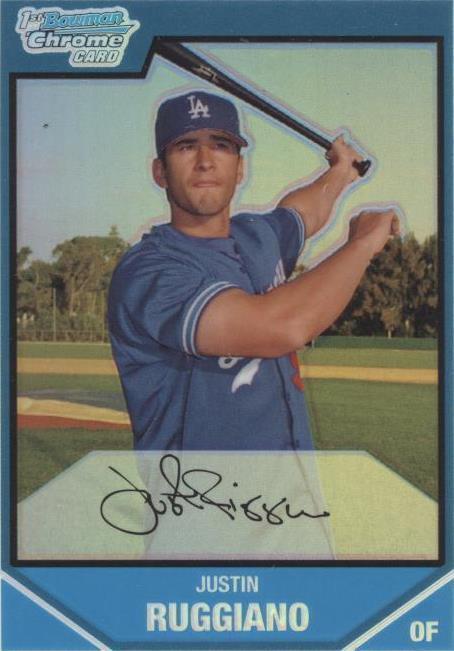2007 Bowman Chrome - Prospects Justin Ruggiano #BC100 Refractor /500 ...