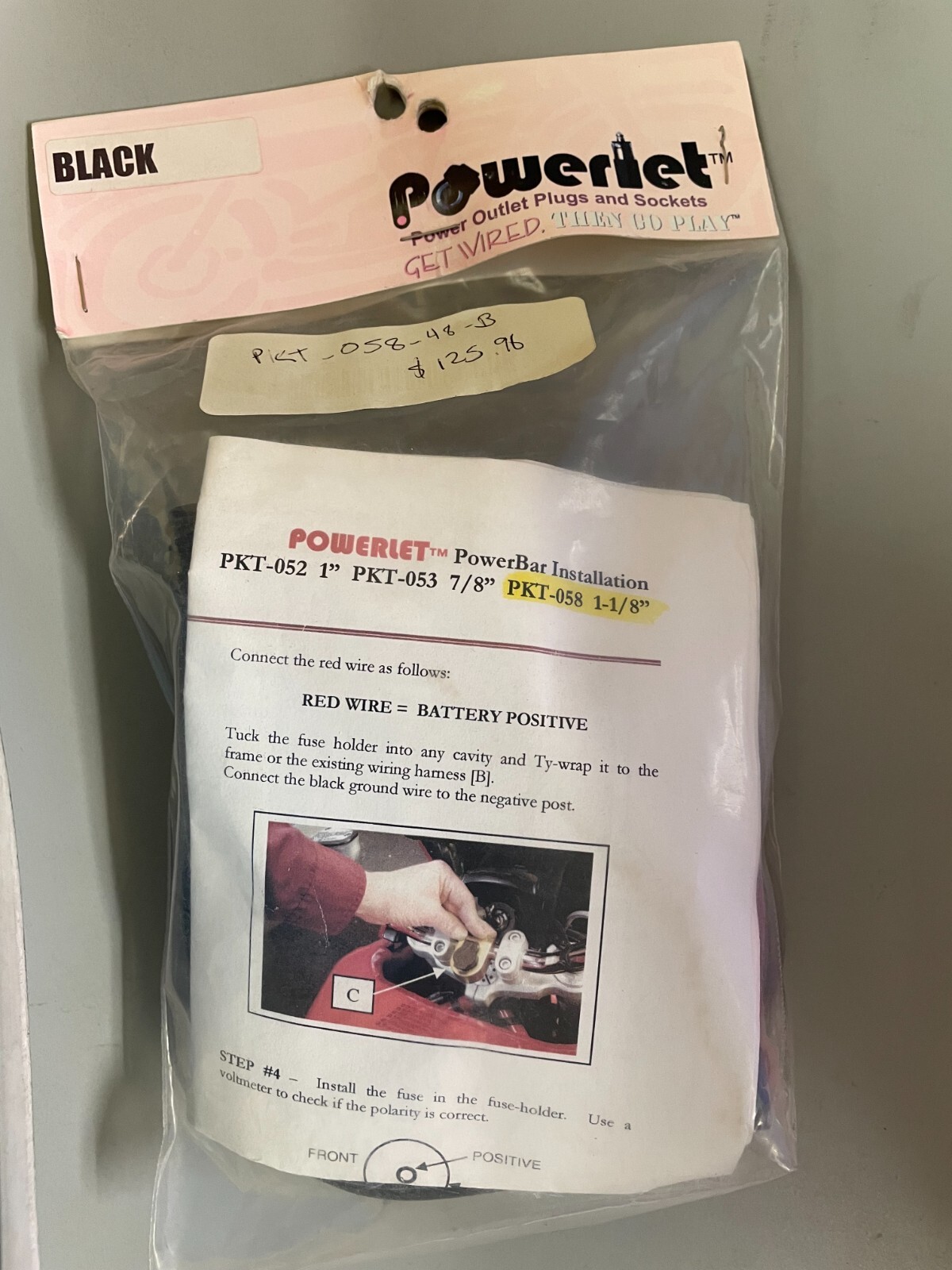 Powerlet Powerbar Kit 48" 1-1/8" dia - Pro Taper Style Handlebars - PKT ...