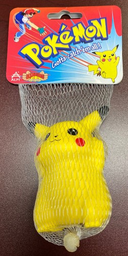 Vintage VTG 2000 Pokemon Pikachu Squeeze Stress Ball Nintendo NEW IN ...