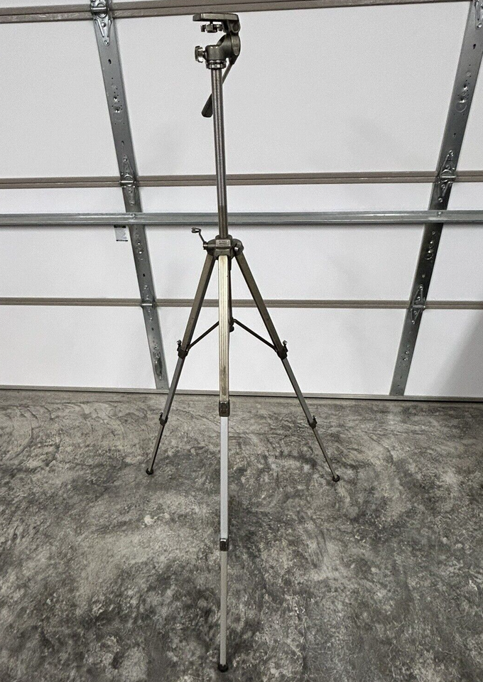 Vintage Sunset Model GD-3000 Camera Tripod With Pan Tilt Head Used | eBay