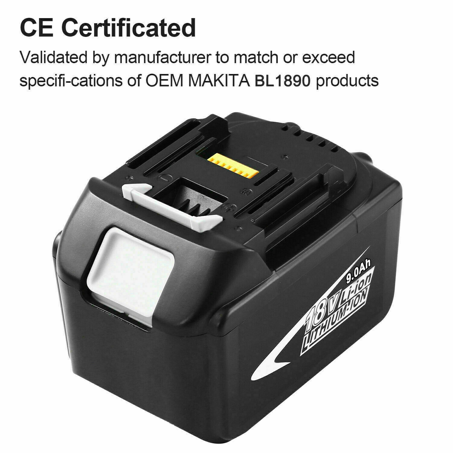 9.0Ah For Makita 18V Battery BL1890B BL1860B BL1850B BL1830 LXT 400 Li ...