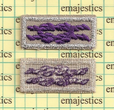 BSA ADULT RELIGIOUS AWARD SQUARE KNOT MINT PATCH PURPLE CLEAR GAUZE ...