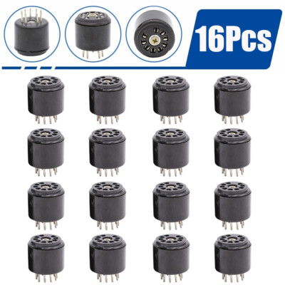 16pcs 9PIN Tube Socket Testing Saver for 12AX7 ECC83 5670 6DJ8 12AU7 ...