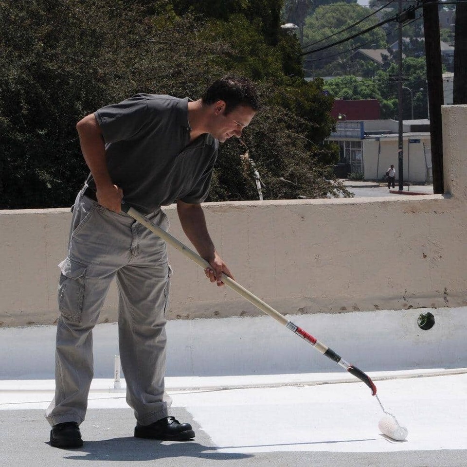 Henry 287 Solar-Flex White Acrylic Elastomeric Reflective Roof Coating ...