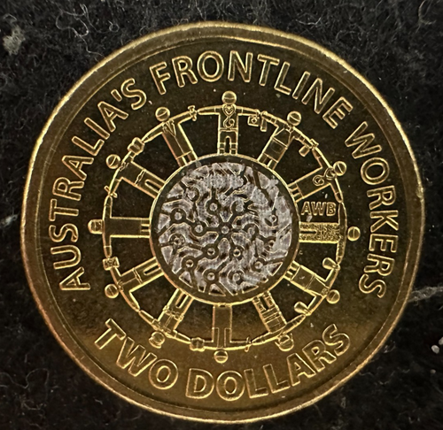ref 103 - Frontline Workers - 2022 $2 coin - Circulated condition ...