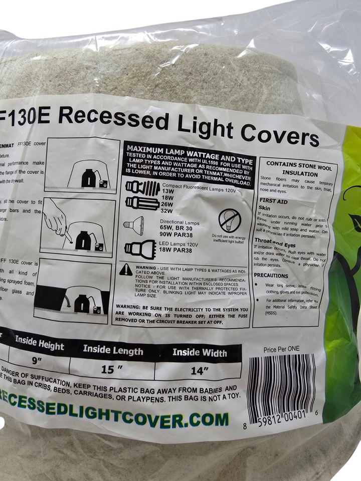 Tenmat FF130E Recessed Light Cover LOT OF 7 NEW 859812004016| eBay