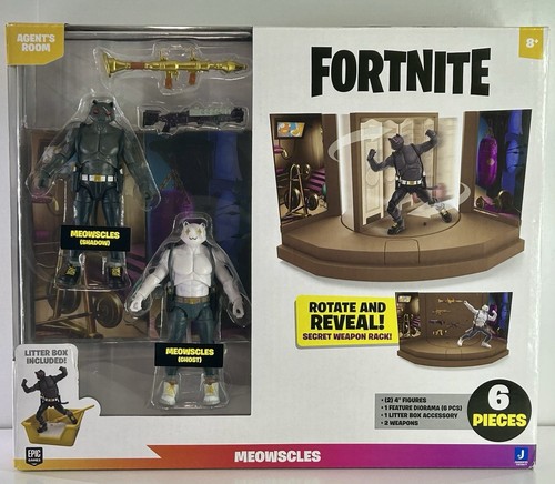 Fortnite Agents Room - Meowscles Ghost And Shadow Set - Epic Games ...