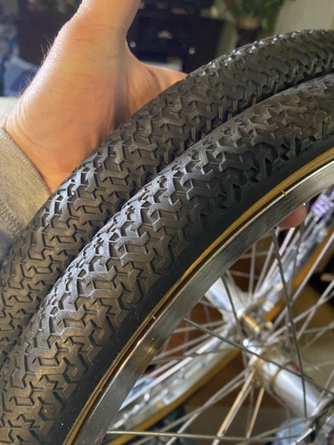 Set of BMX Bullseye hubs with Rhyno Lite Sun rims and Fresh Skin wall ...