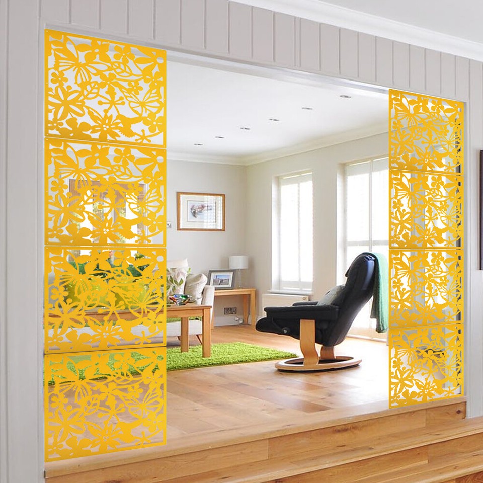 12Pc Hanging Room Divider PVC Screen Panels Living Room Bedroom Office ...