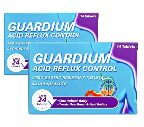 2 x GUARDIUM Tablets Heartburn and Acid Reflux Control by Gaviscon 2 x ...