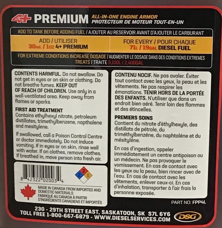 4+ Premium Fuel Additive - 1-Gallon | eBay