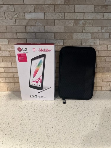 LG Gpad F 8.0 Black Android Tablet Wifi Cellular Sim Card Ready T ...