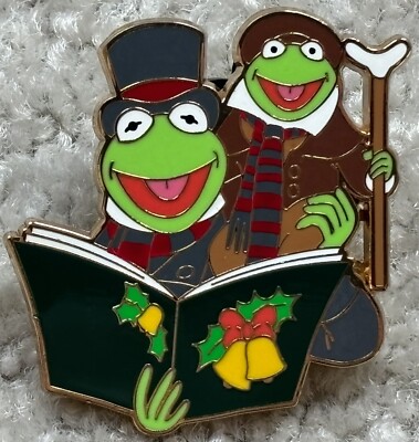 Muppets Kermit Frog Robin Christmas Carol 30th Anniversary Mystery Pin ...