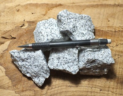 granite - teaching student specimens of typical granite - unit of 5 ...