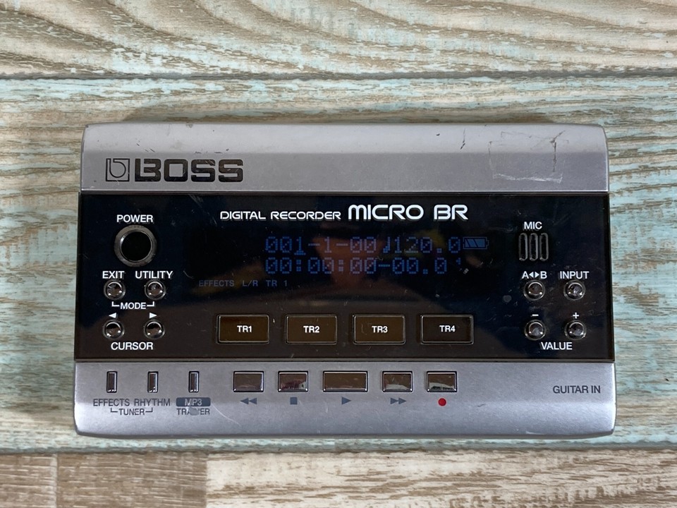 Boss MICRO BR 4-Track Digital Pocket Recorder Multitrack Tested Japan ...