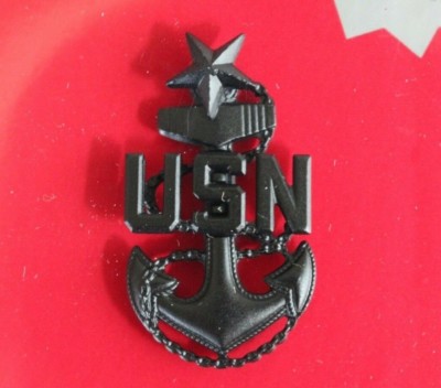 USN US NAVY ALL RATES E-8 SCPO 8 POINT COVER BADGE DEVICE SUBDUED FULL ...