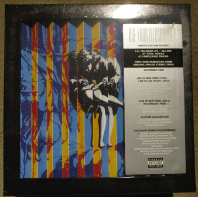 GUNS N ROSES Vinyl 12 LP Blu-Ray Album Super Deluxe Box Set USE YOUR ...
