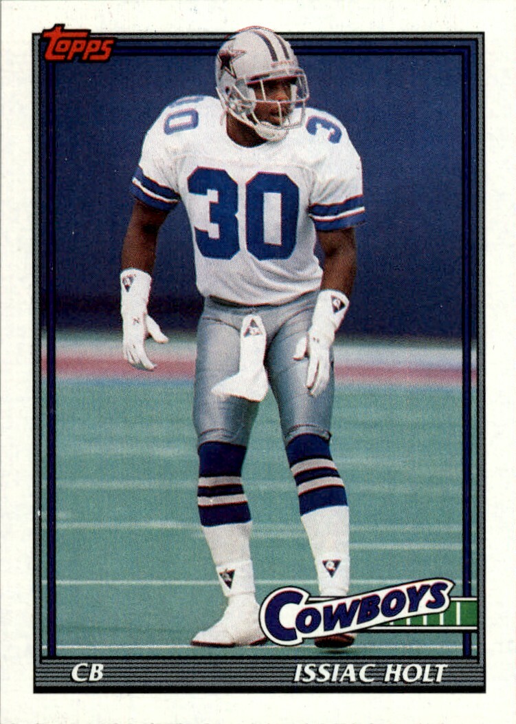 1991 Topps NFL Issiac Holt #374 | eBay